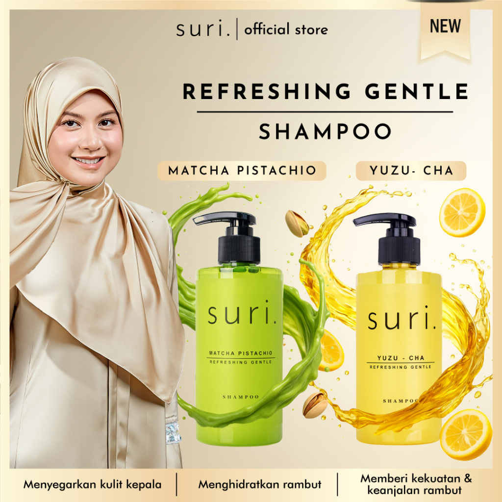 Suri Refreshing Gentle Shampoo 300ml ( Matcha Pistachio / Yuzu-Cha ...