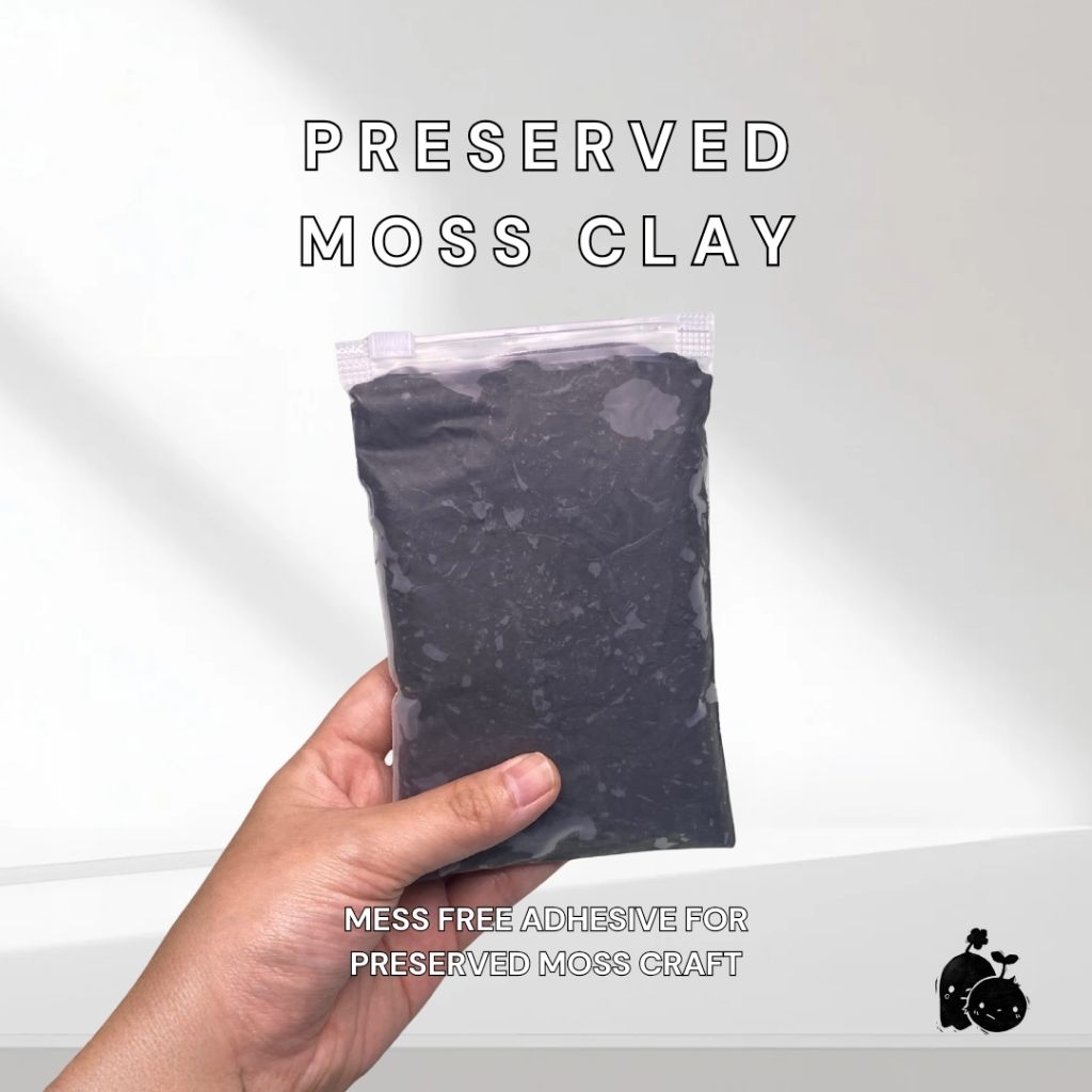 [M&M] 🔥Preserved Moss Clay🔥 MESS FREE Hot Glue Alternative Adhesive ...