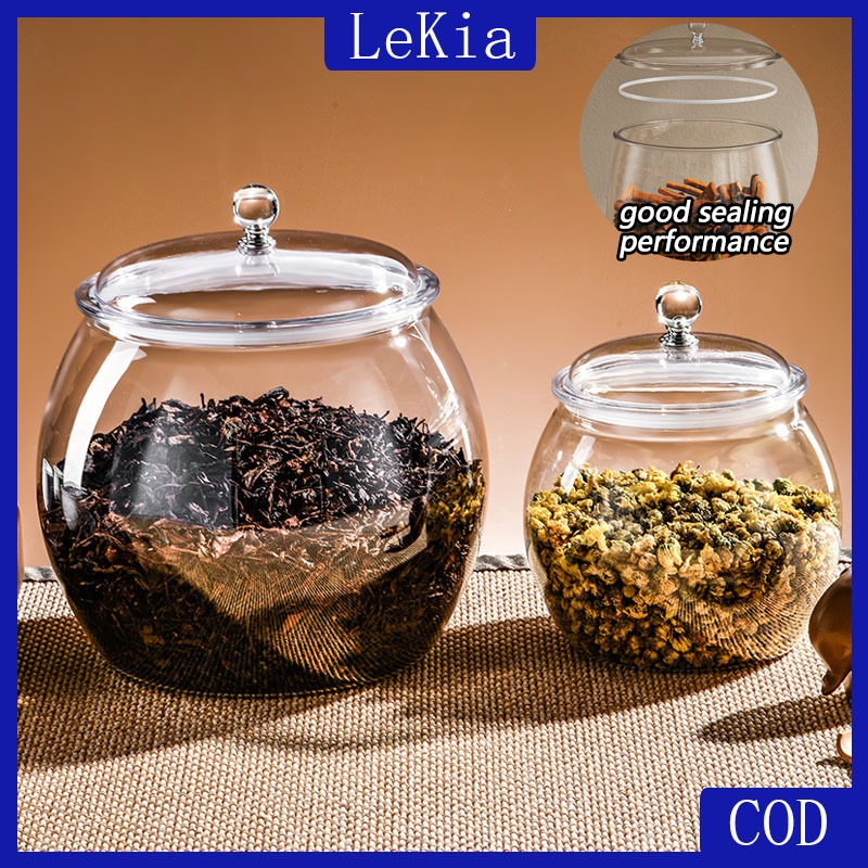 Transparent Sealed Jar 2Pcs/Set Moisture-Proof Insect Proof Tea Cake ...