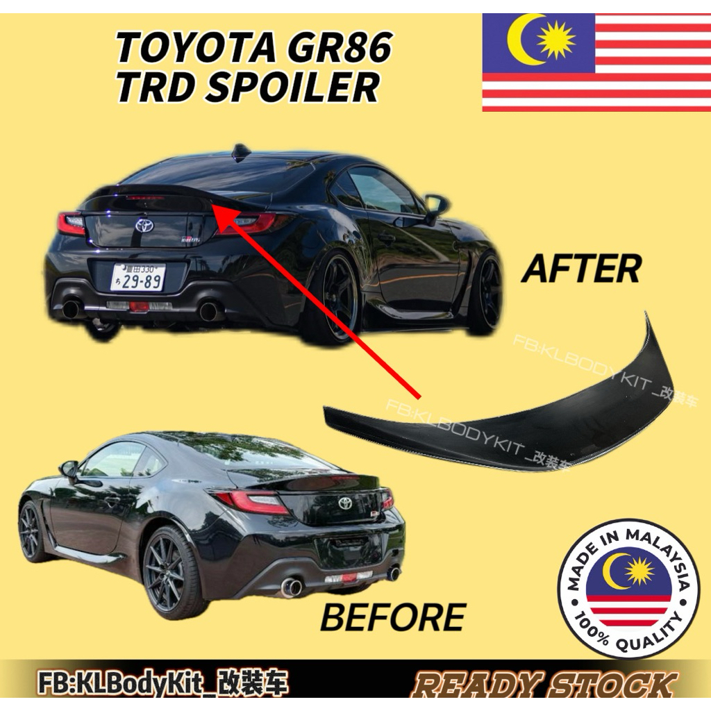 READY STOCK “ TOYOTA GR86 / SUBARU BRZ OEM TRD SPOILER GR86 BRZ 2021 ...