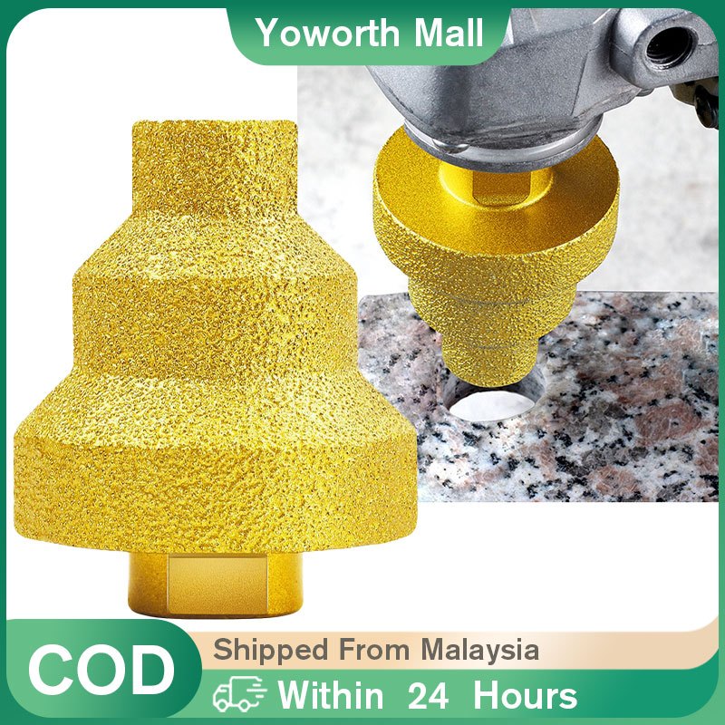 M10 20-35-50mm Diamond Core Stepped Drill Bit / Chamfer Hole Opener For ...