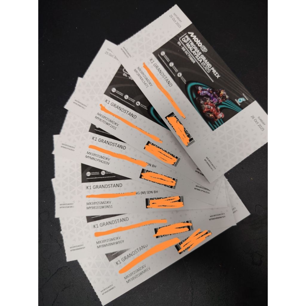 2025 Tiket Motogp K1 Grandstand Ticket Moto Gp 2025 | Shopee Malaysia