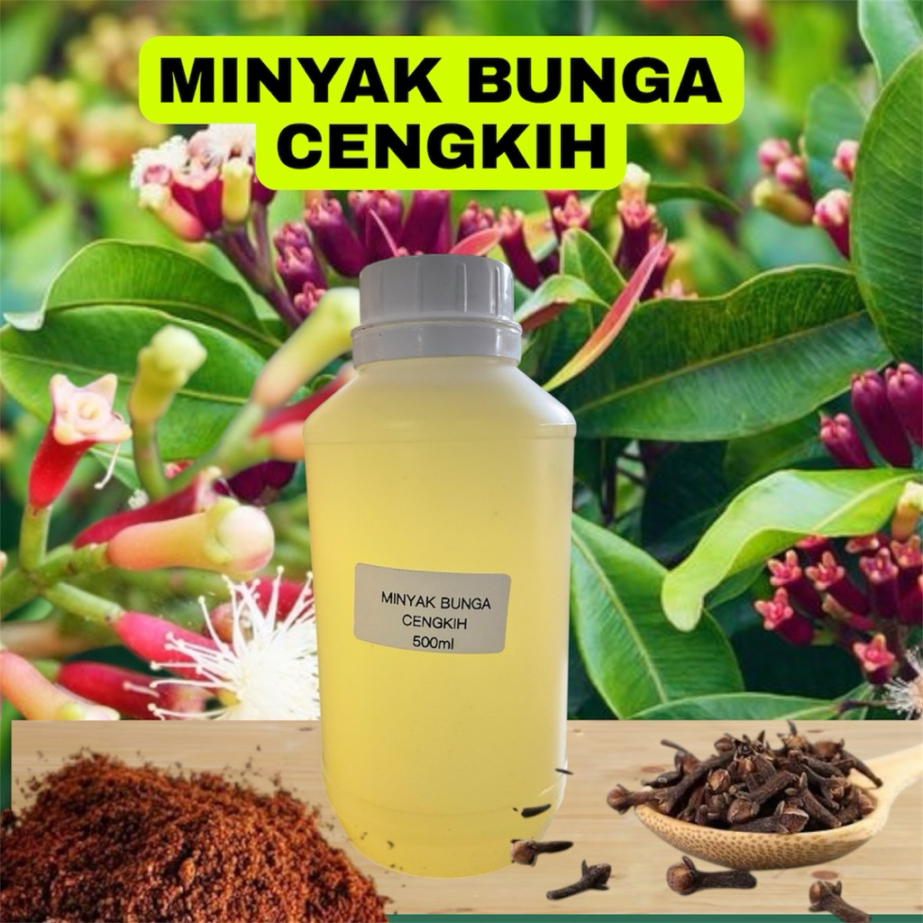MINYAK BUNGA CENGKIH 500ml (buatan coldpress) | Shopee Malaysia