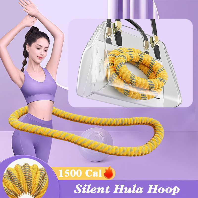 Silent Hula Hoop Thin Slim Waist Home Gym Sport Soft Hula Hoop Unisex ...