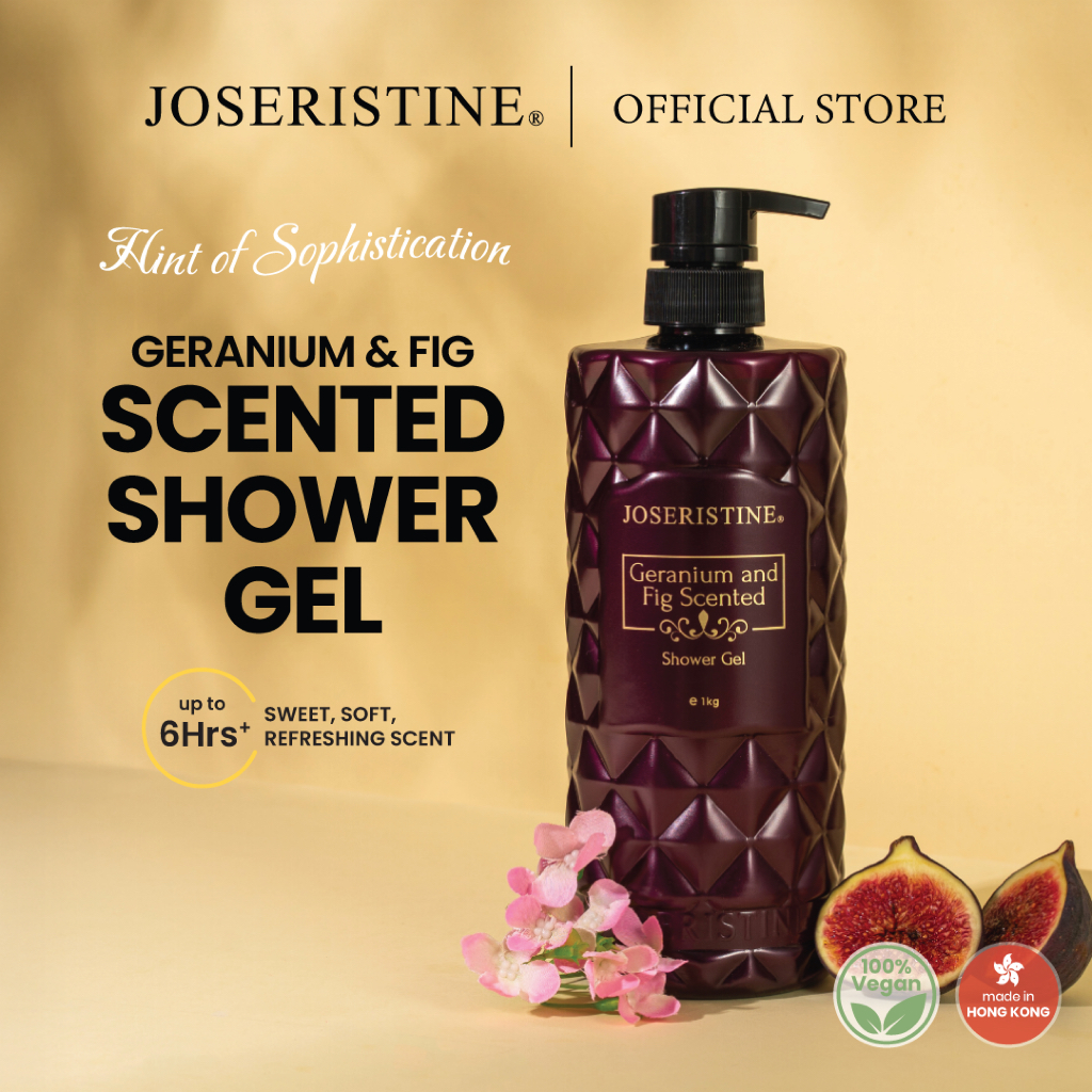 JOSERISTINE Geranium Fig Scented Shower Gel (1000ml) | Shopee Malaysia