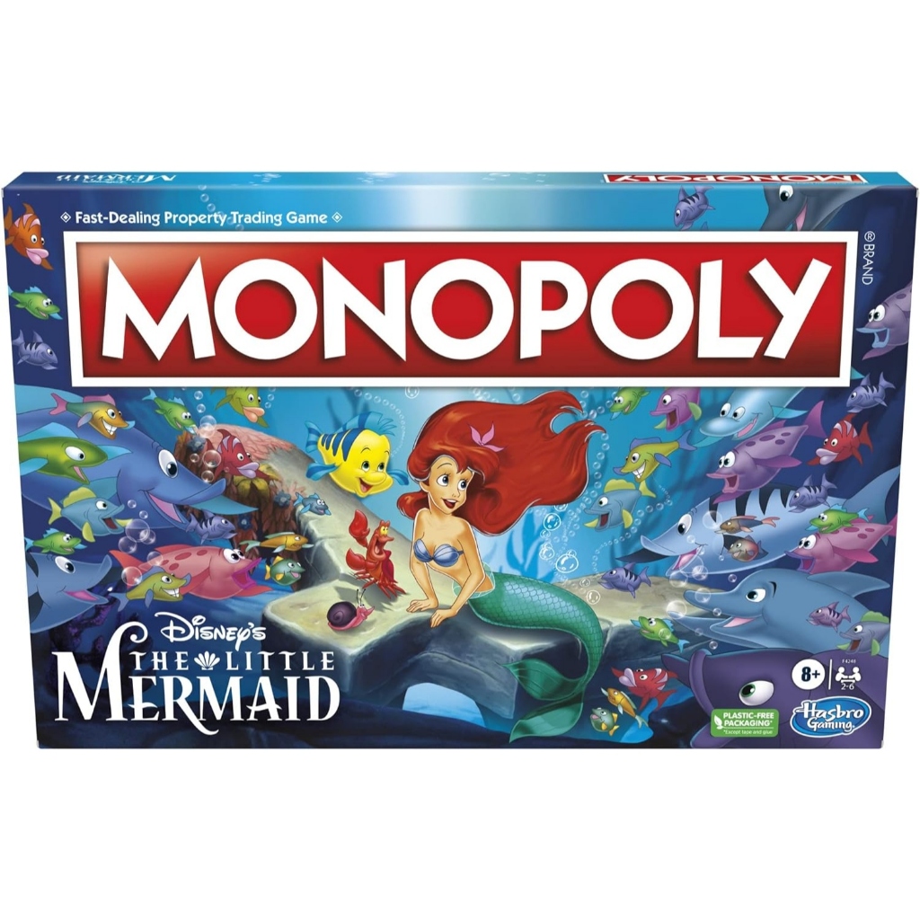 Monopoly Disney's The Little Mermaid Edition Board Game (Original) - 2 ...