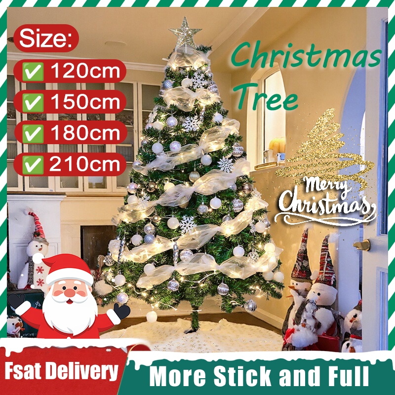 MOONLIGHT Christmas Tree with Decor Set Ribbon String Lights | DIY Easy ...