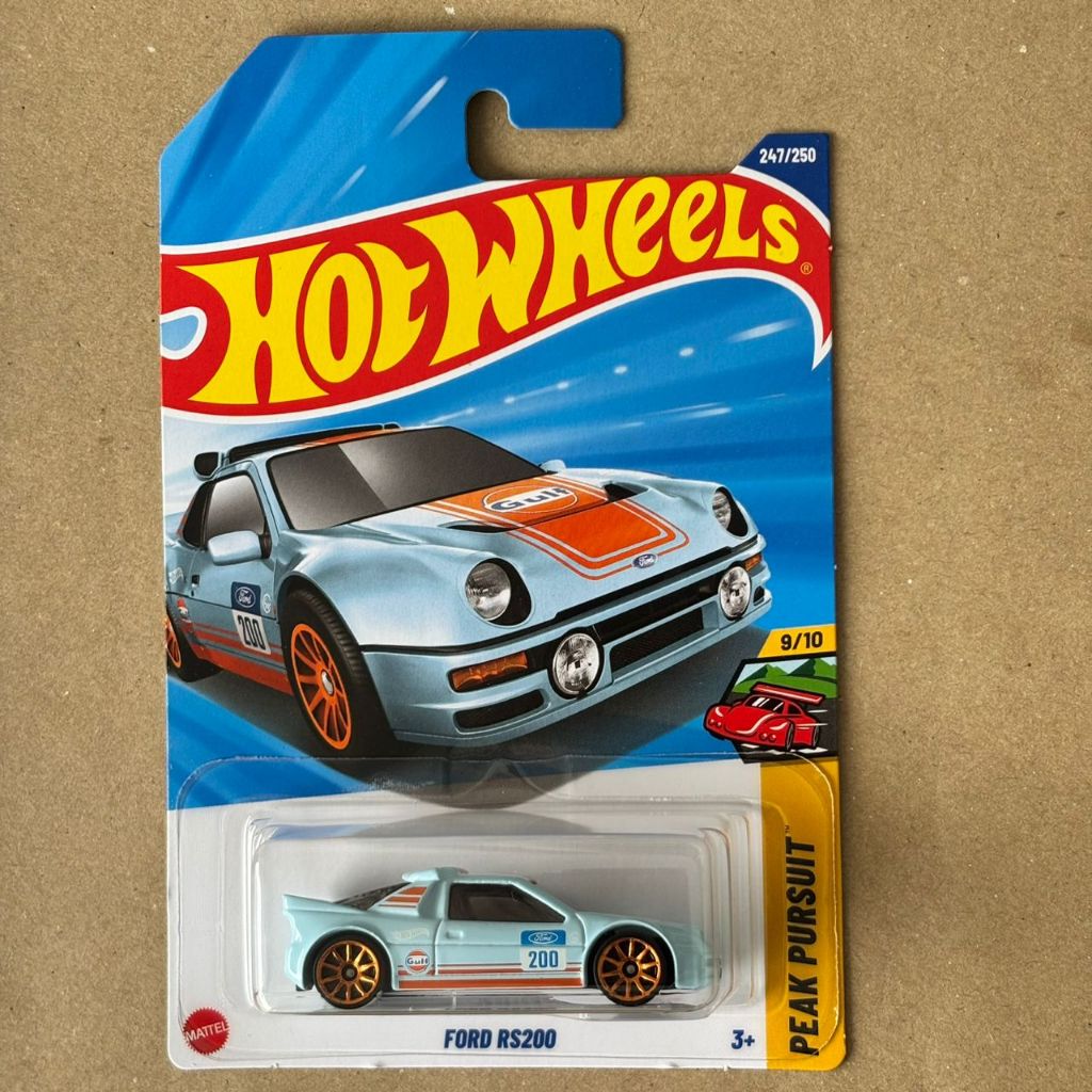 Hot Wheels Ford RS200 - Gulf No 200 ( 247/250 - 2025 Mix Q - PEAK ...