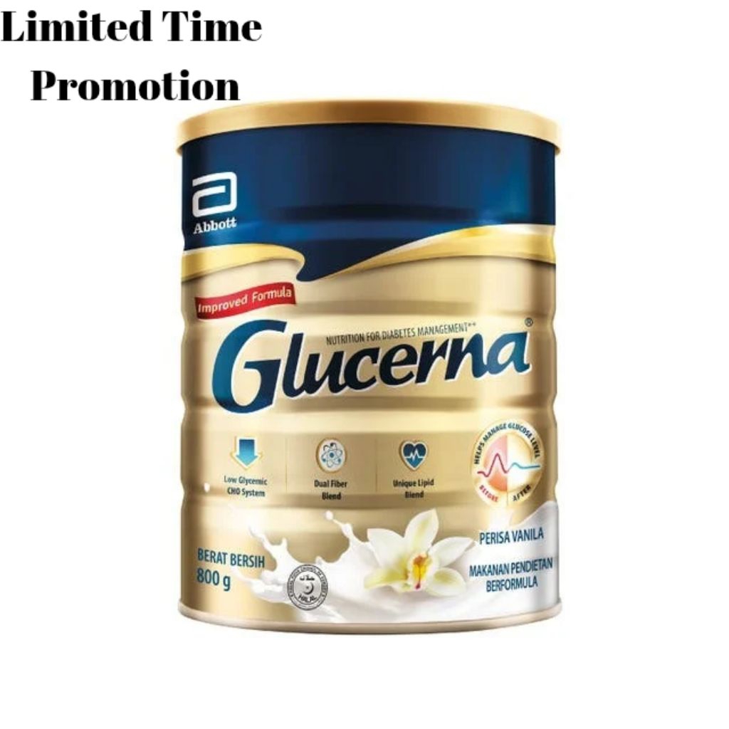 ‼️Promo‼️Glucerna Diabetes-Specific Formula - Vanilla (800g) | Shopee ...