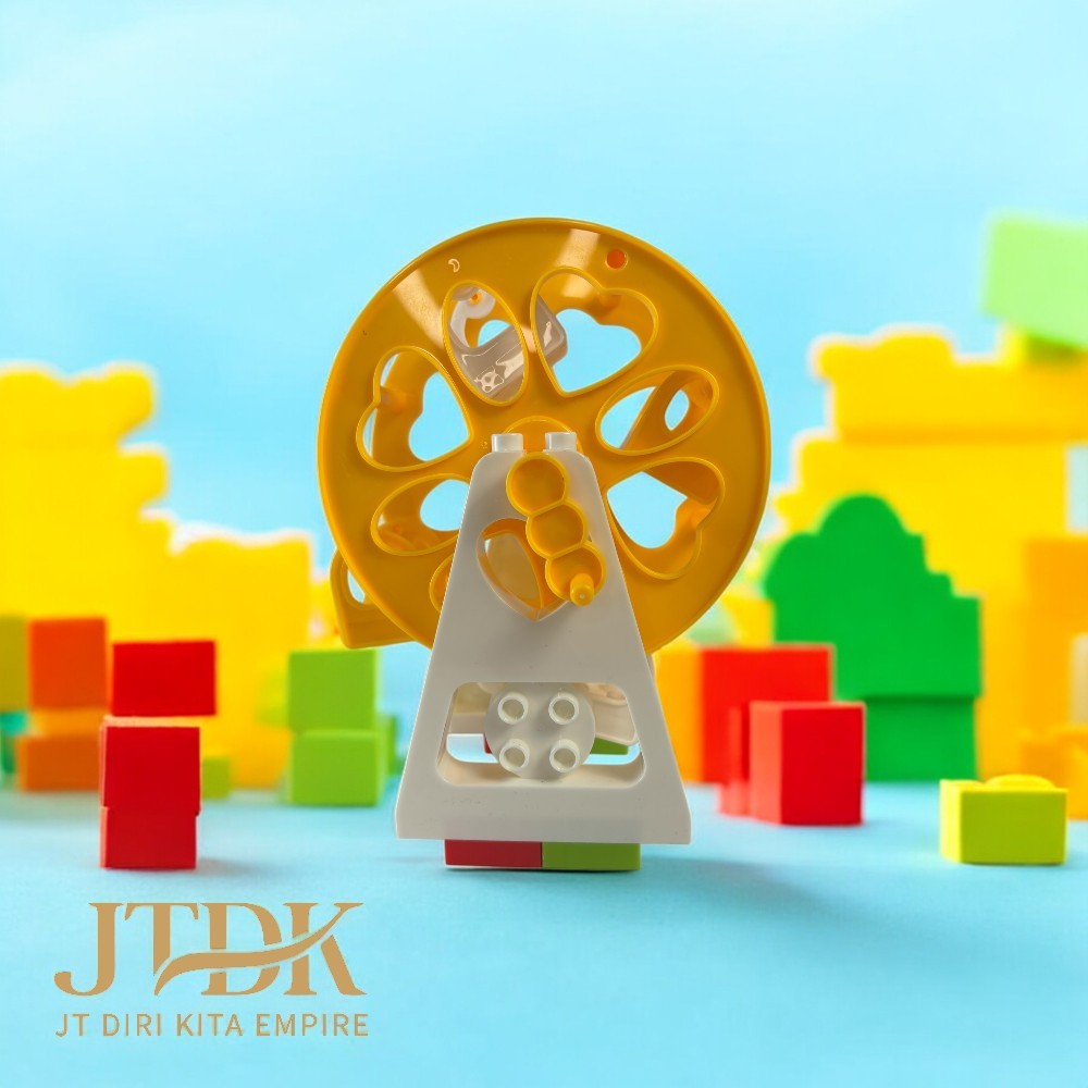 DIY Kids Building Blocks Ferris Wheel Set Kids Toys Big Blocks | Shopee ...