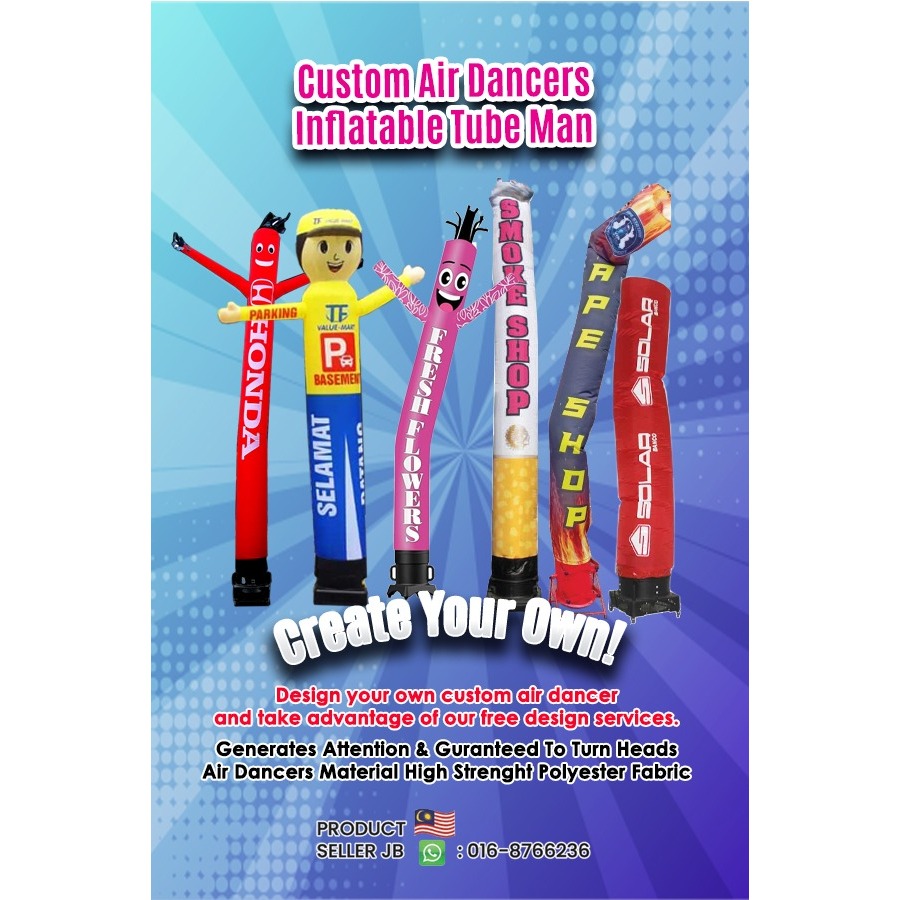 Custom Print Air Dancer Cloth Sky Dancer Cloth Printing Inflatable Air ...