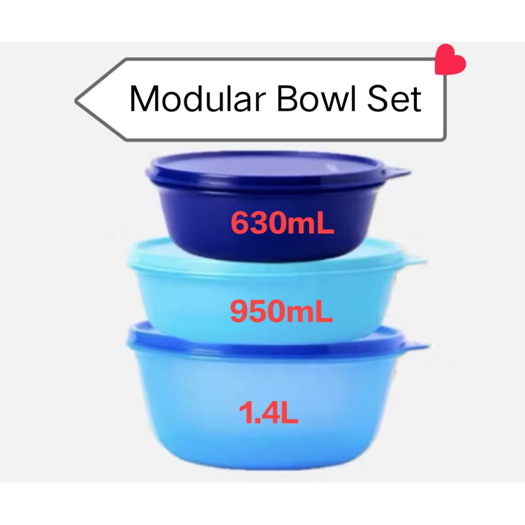 Modular Bowl Set (3 biji) | Shopee Malaysia