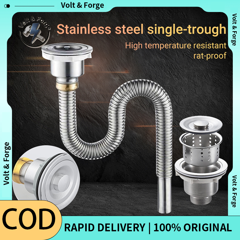 Basin Drain Pipe Flexible Drain Hose Sewer Pipe Plumbing Flexible ...