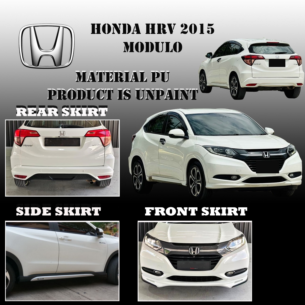 HONDA HRV 2015 MODULO STYLE FULL SET COLLECTION ORIGINAL SKIRT BODYKIT ...