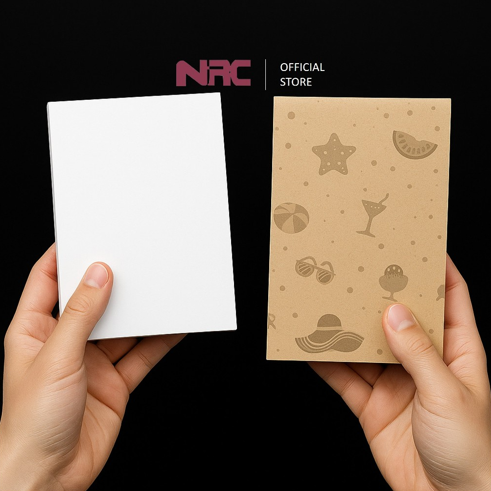 Simili Plain Notepad | White Blank Memo Pad Size A6 | Rough Pad | 250 ...