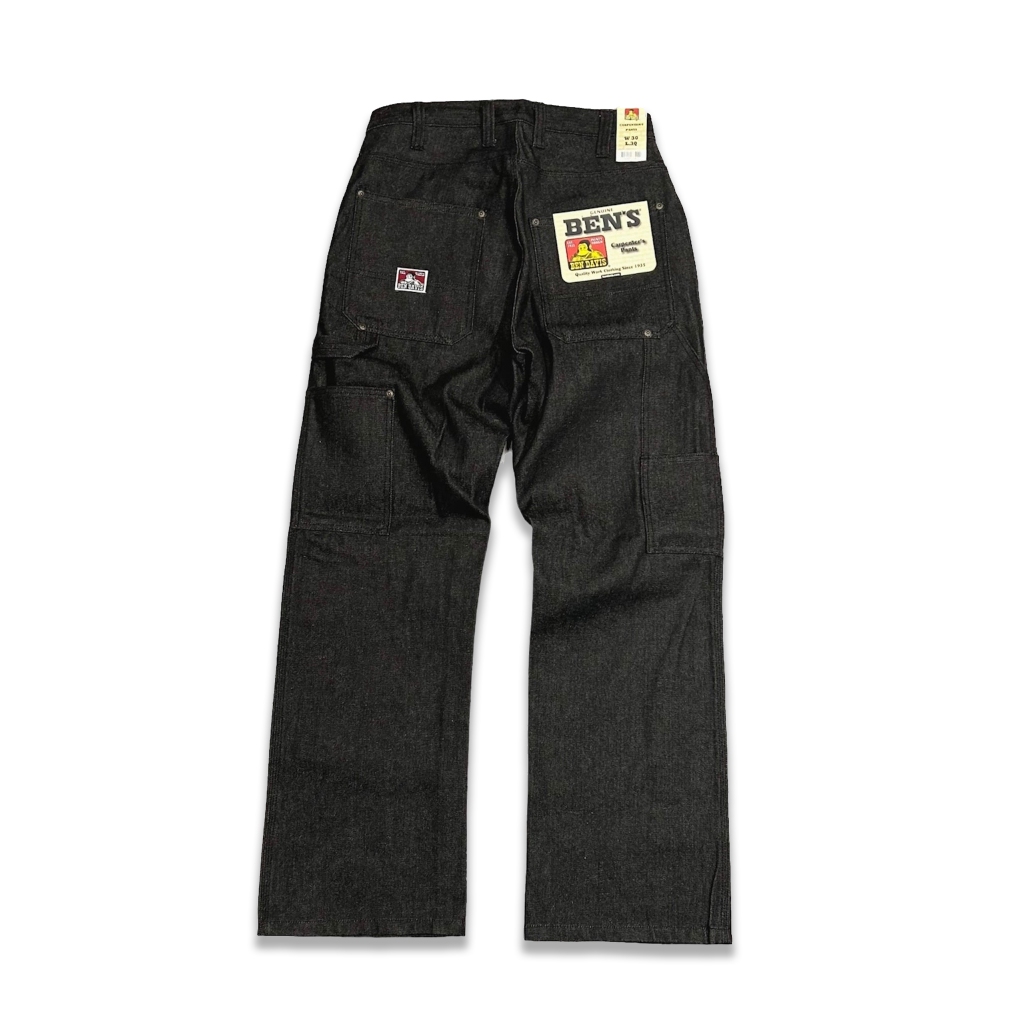 Ben Davis Rigid Denim Carpenter Pants ( Black ) | Shopee Malaysia