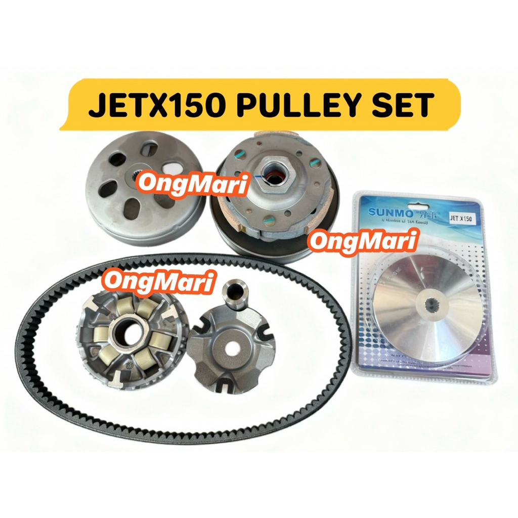 SYM JET X 150 CVT FRONT REAR PULLEY BELTING roller pulley Depan ...