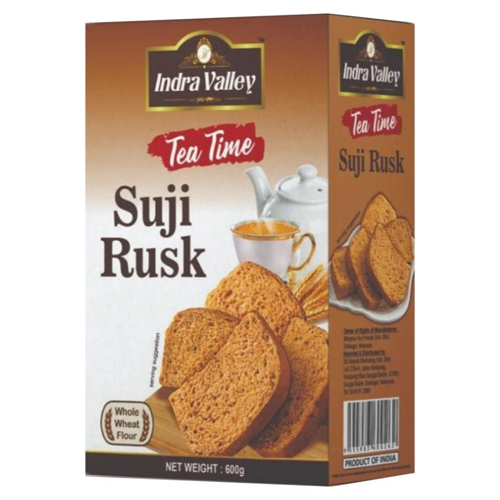 INDRA VALLEY SUJI RUSK ( ROTI KOK SUJI) 600gm | Shopee Malaysia