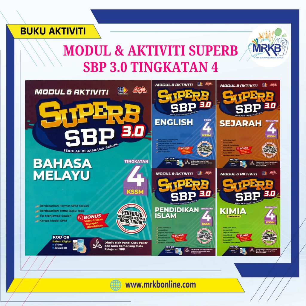 MODUL & AKTIVITI SUPERB SBP 3.0 TINGKATAN 4 KSSM | Shopee Malaysia