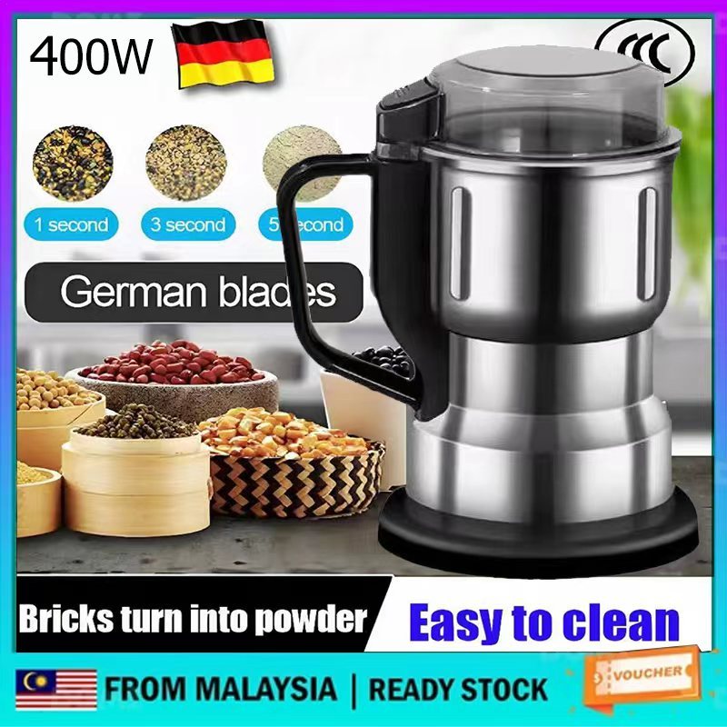 【400W】stainless steel coffee grinder electric spice grinder machine ...