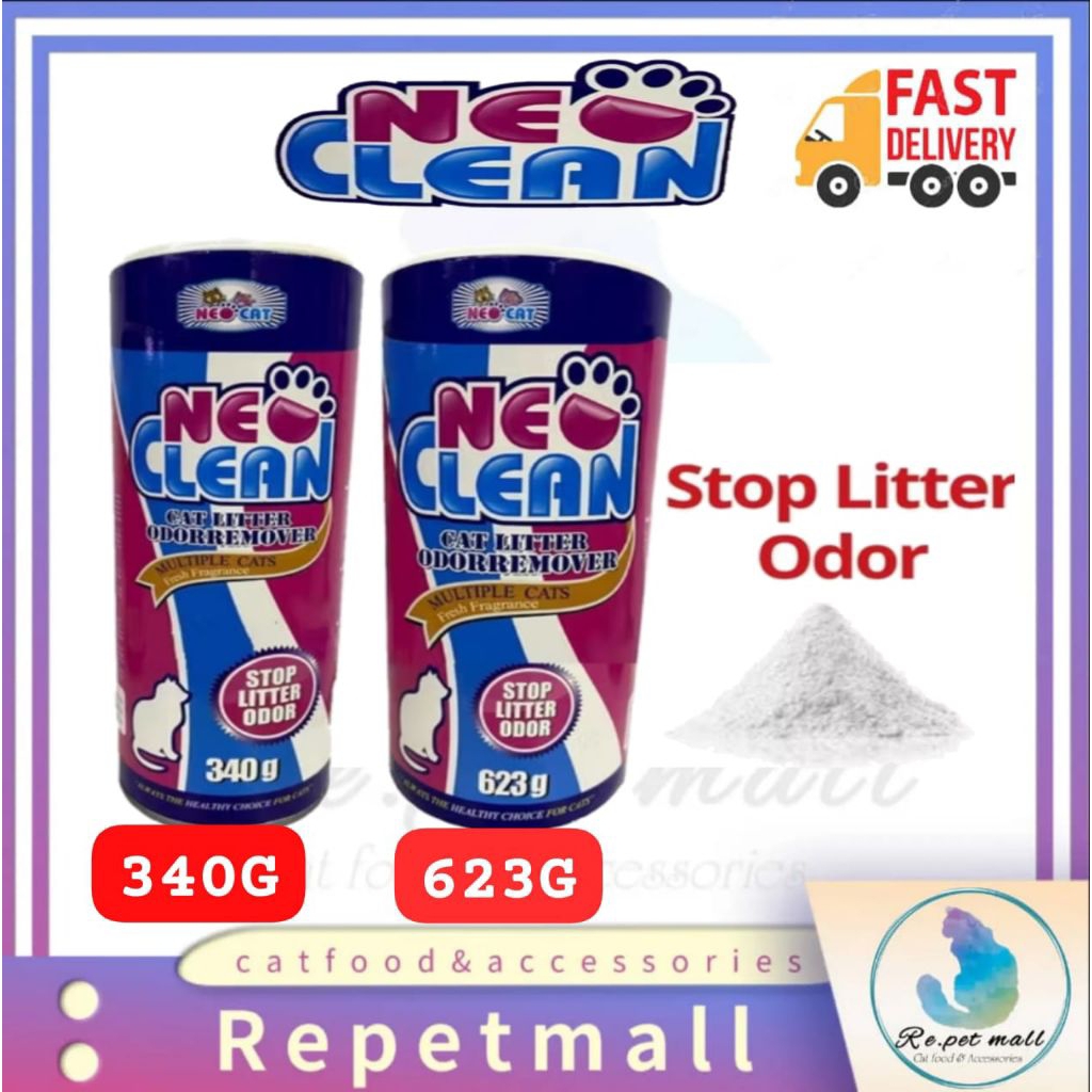 Neo Clean Cat Litter Odor Remover/Neo Clean Cat Serbuk Pewangi Pasir ...