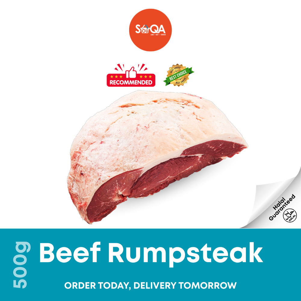 [Klang Valley only] Beef Rump Steak 500g (Halal) | Shopee Malaysia