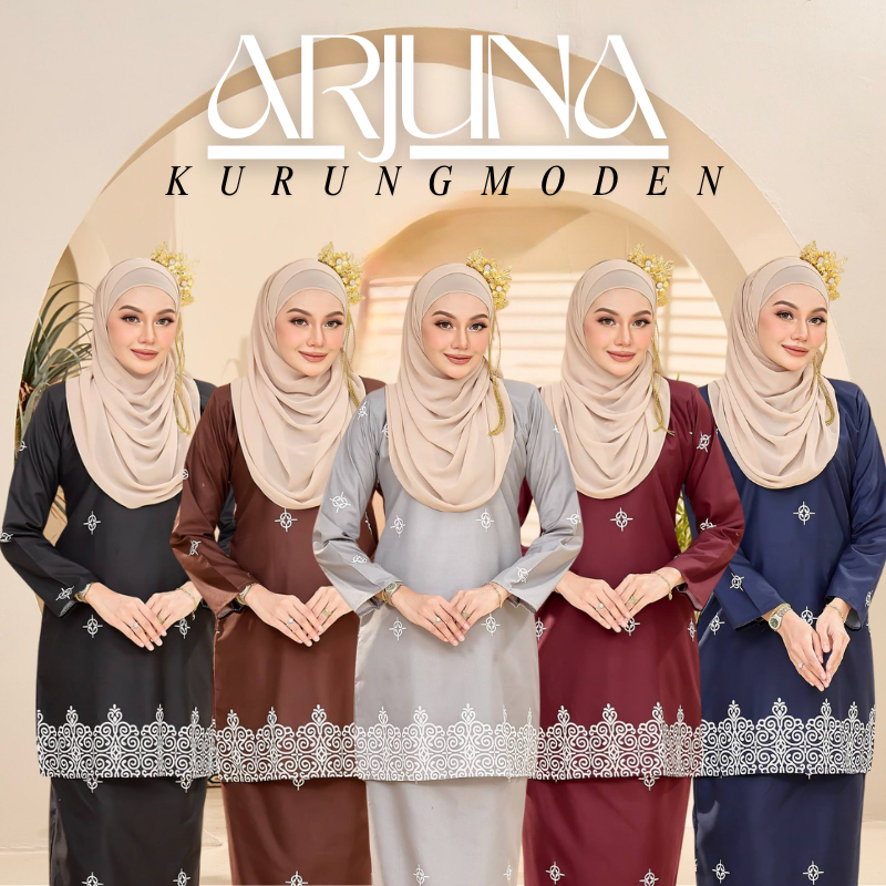KURUNG MODEN SONGKET ARJUNA - COTTON PRINTED ( PLUS SIZE S - 5XL ...