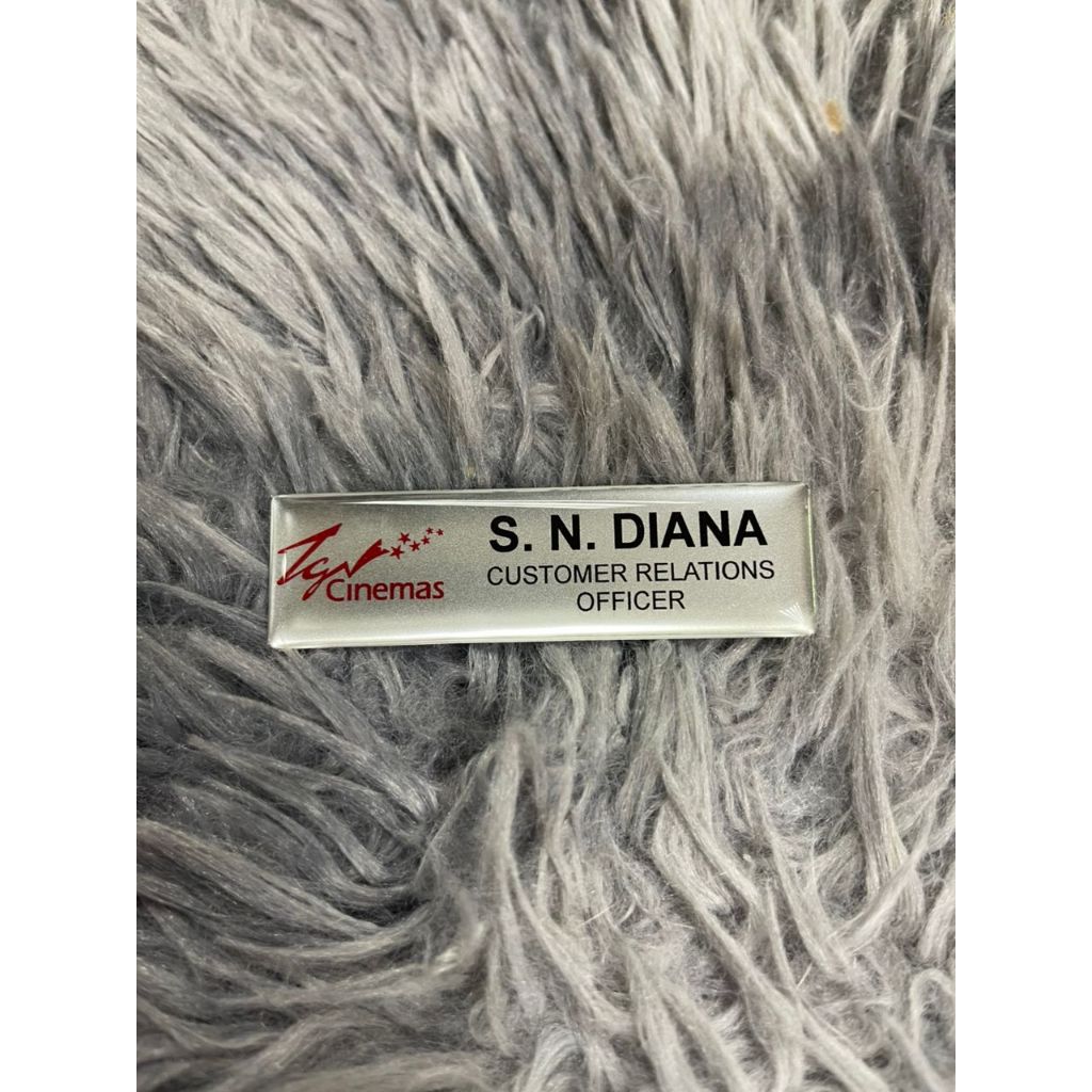 NAME TAG EPOXY METAL TGV CINEMAS | Shopee Malaysia