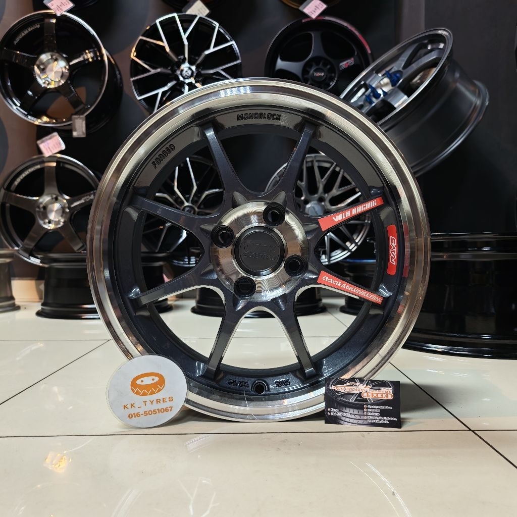 [4PCS] New Sport Rim 15inch CE28 15X6.5JJ ET40 4H100 DGM | Shopee Malaysia