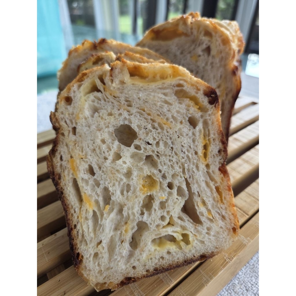 100% Halal Ingredient Cheese Sourdough Loaf , 100% Natural Levain ...