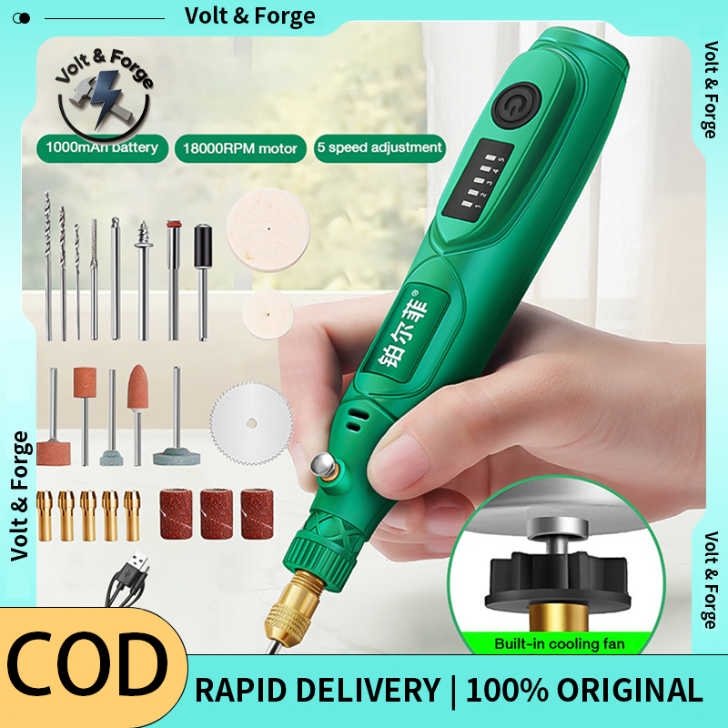 12V Grinder Tool Mini Dremel Drill Electric Grinding Set Milling ...