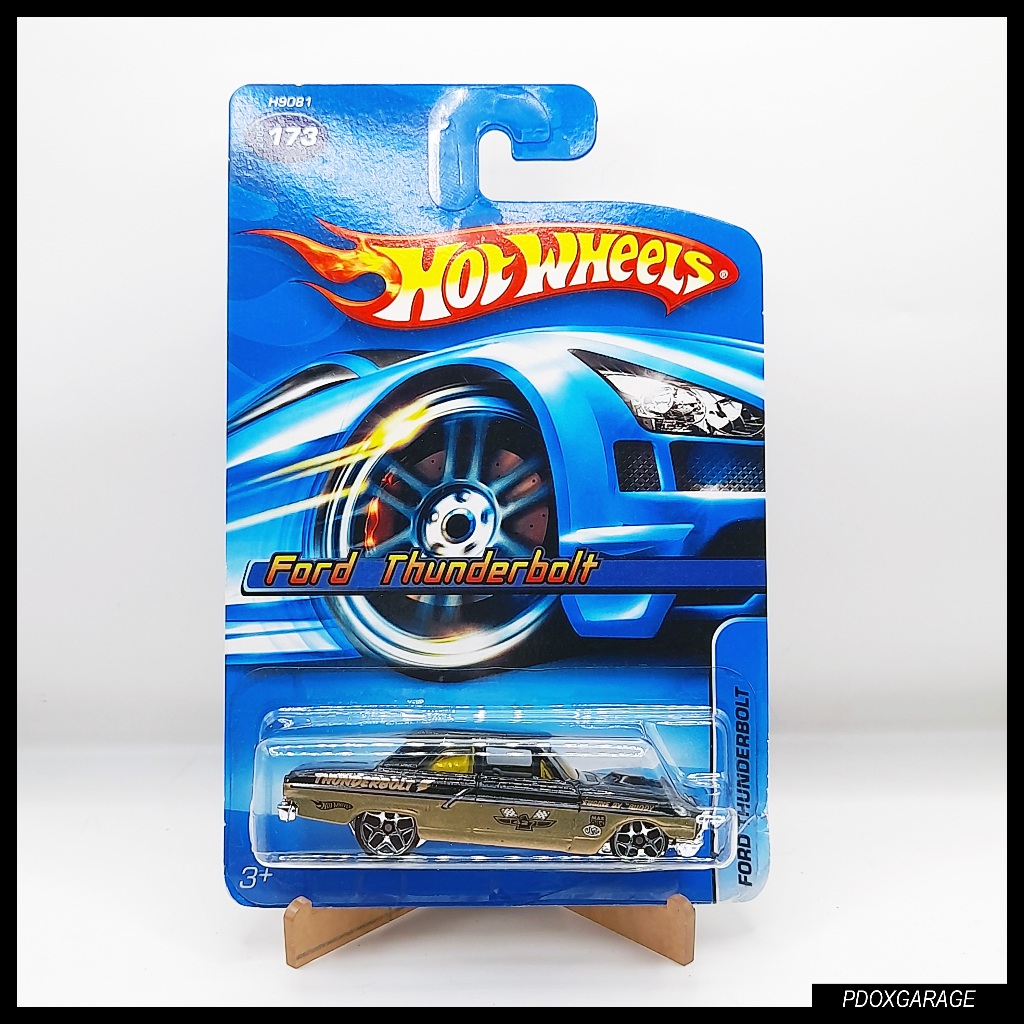 Hot Wheel Ford Thunderbolt (Blue Card - BLACK & GOLD) | Shopee Malaysia