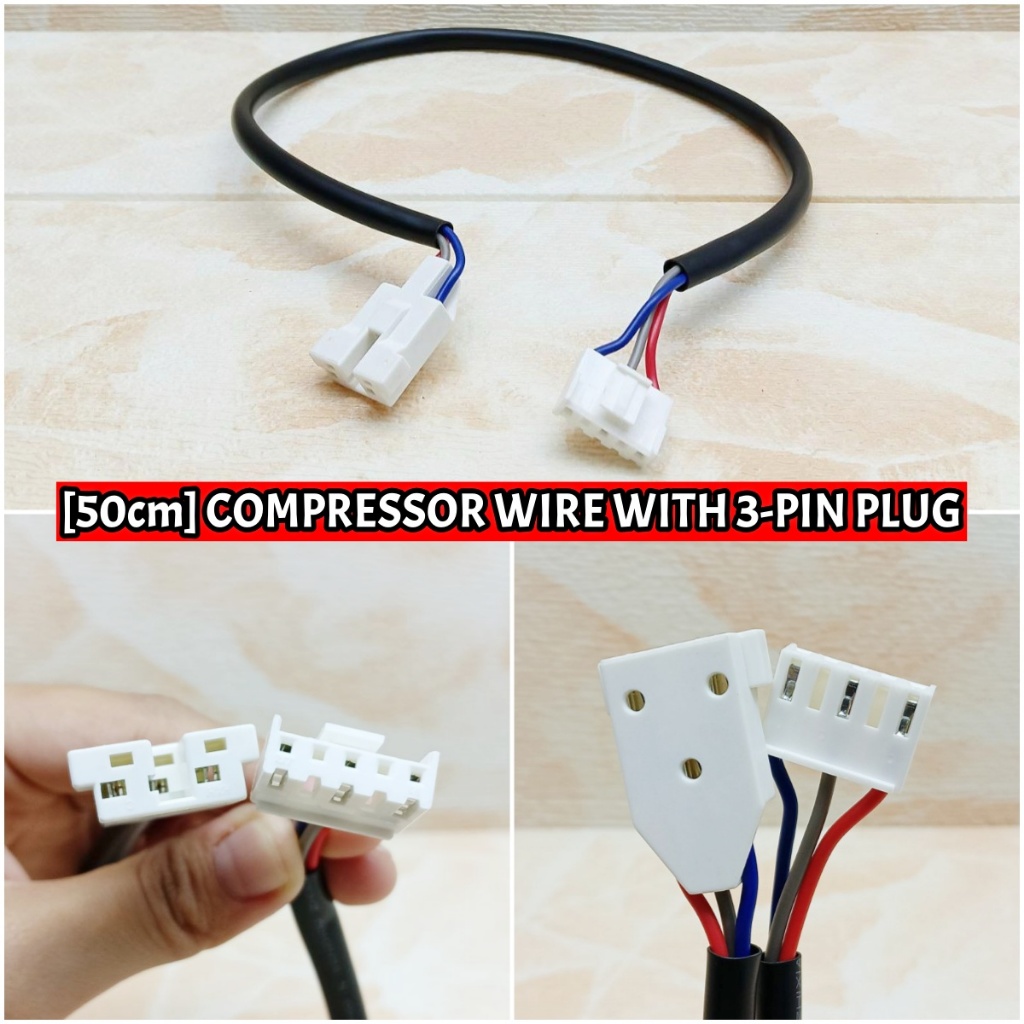 [50cm] WAYAR KOMPRESSOR UNIVERSAL | REFRIGERATION COMPRESSOR WIRE ...