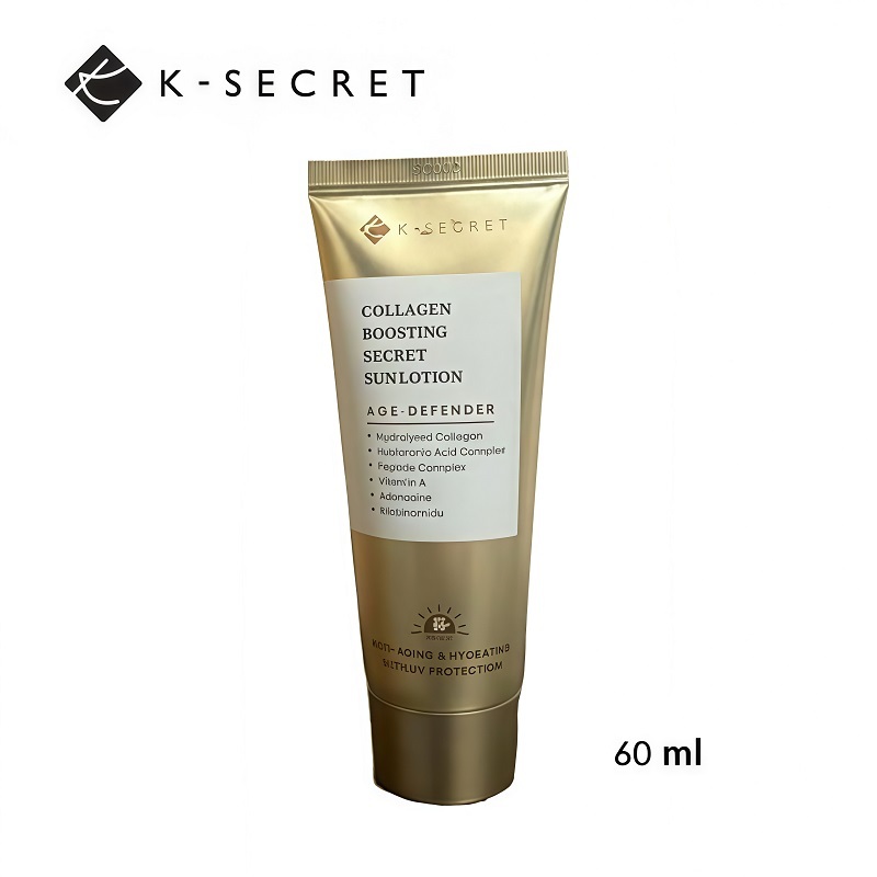 K-SECRET Collagen Boosting Secret Sun Lotion, 60ml for Anti-Wrinkle ...