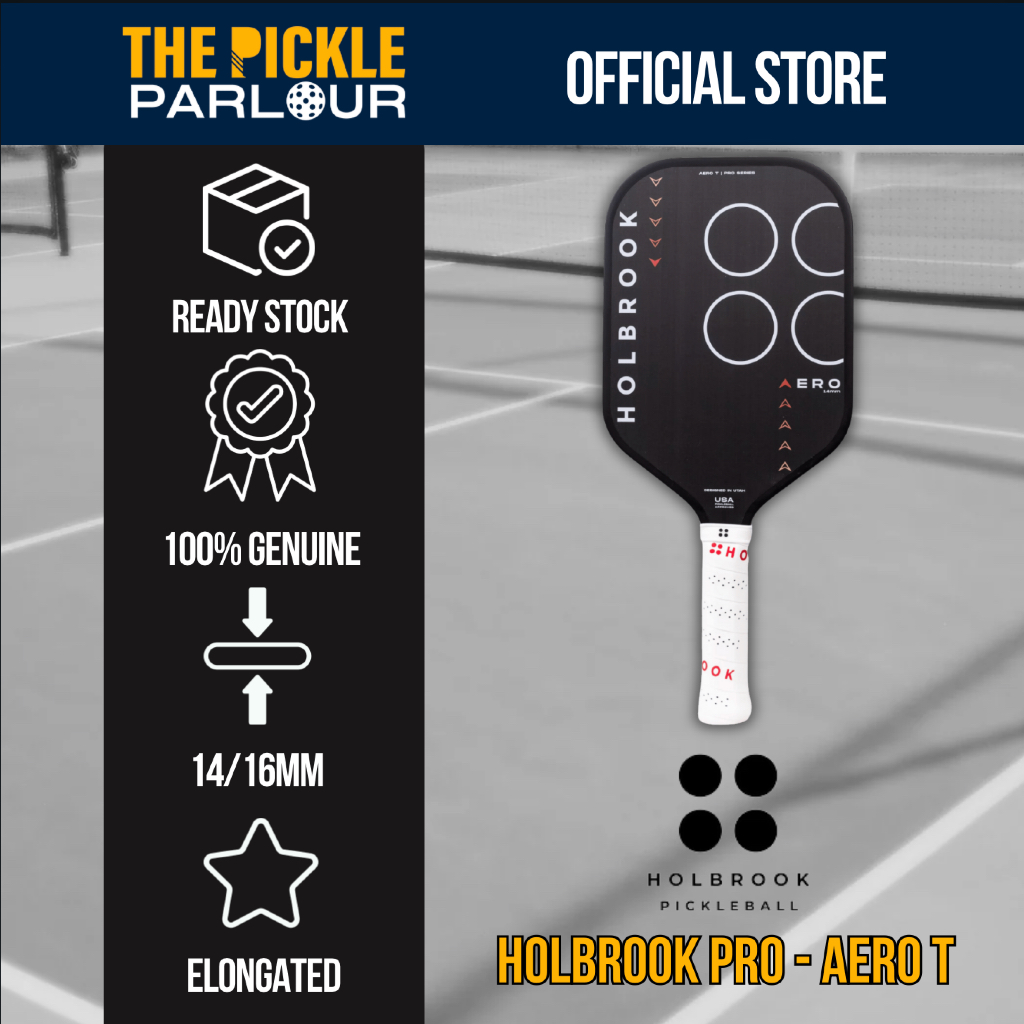 Holbrook Pro - Aero T Pickleball Paddle 14mm / 16mm | Shopee Malaysia