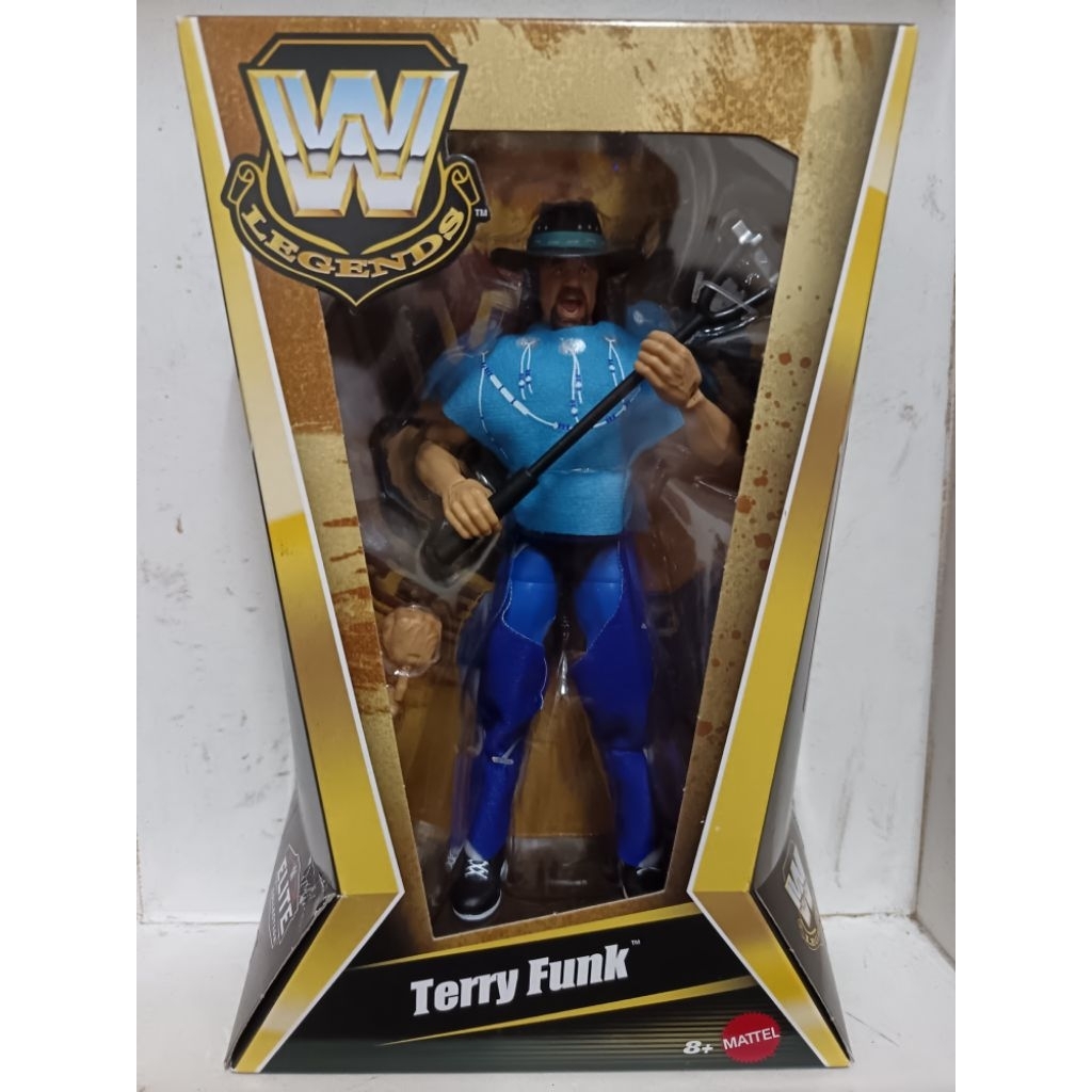 Mattel WWE Elite Legends Terry Funk Wrestling Action Figure | Shopee ...