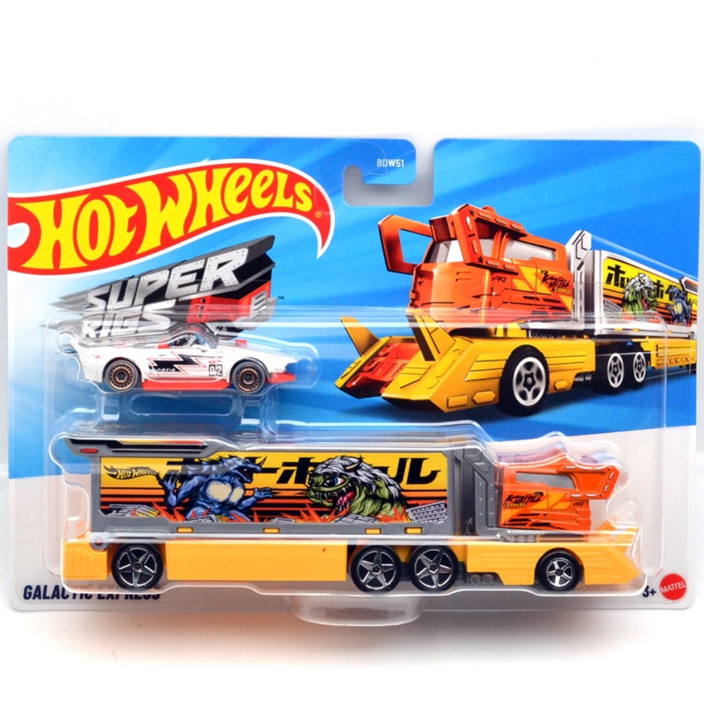 [READY STOCK] Hotwheels Super Rigs 2026 - Galactic Express (Orange ...