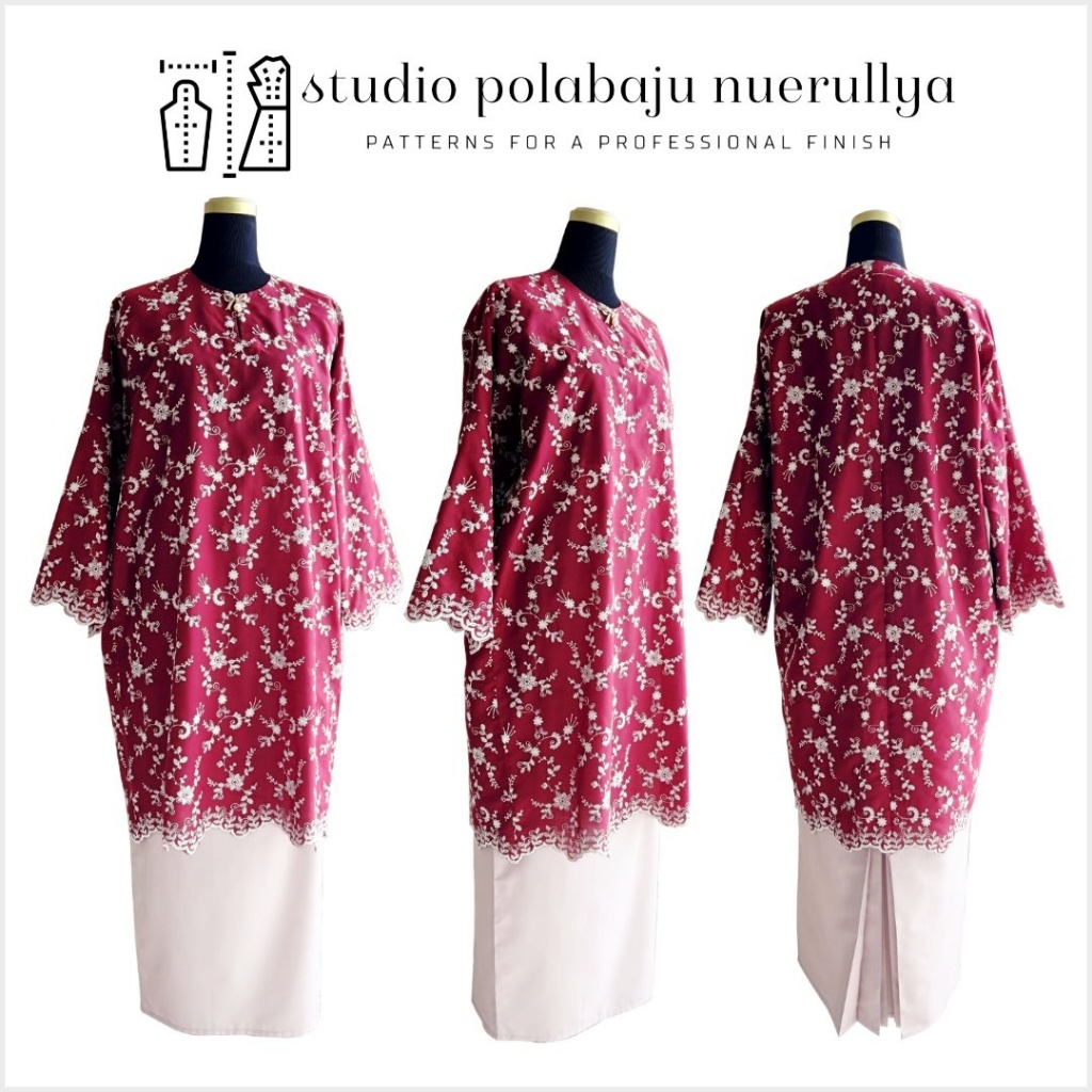 Pola baju PDF : Ayu | Panduan jahit lengkap (Tutorial + Basi + Info ...