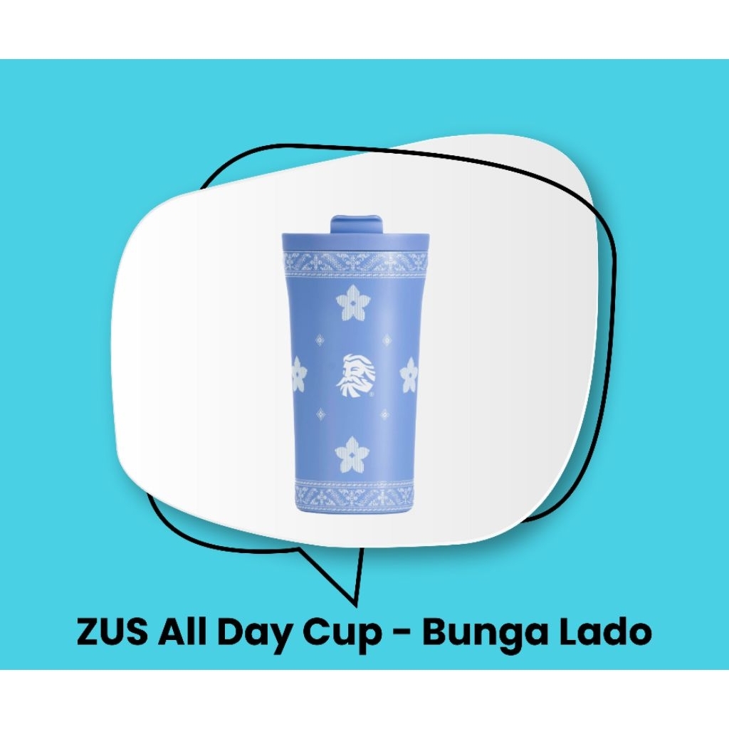 ZUS All Day Cup 500ml - Corak Malaysia Edisi 3 Bunga Lado Tumbler ...