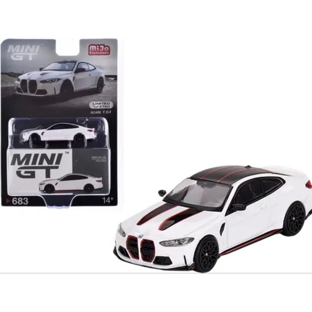 Mini GT 1:64 BMW M4 CSL Alpine White #683 Mijo Exclusive | Shopee Malaysia