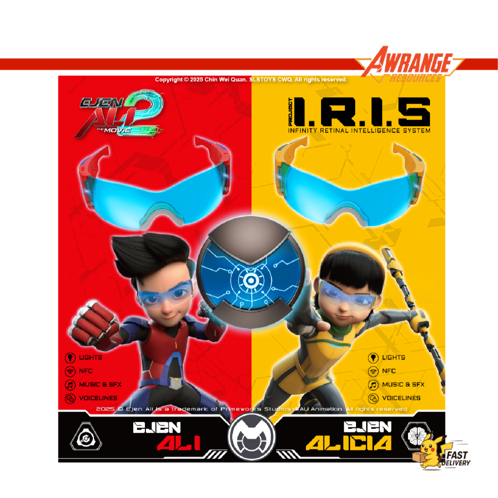 Ejen Ali 2 Projek Iris Spek Mata Limited Edition The Movie 2 Spek ...