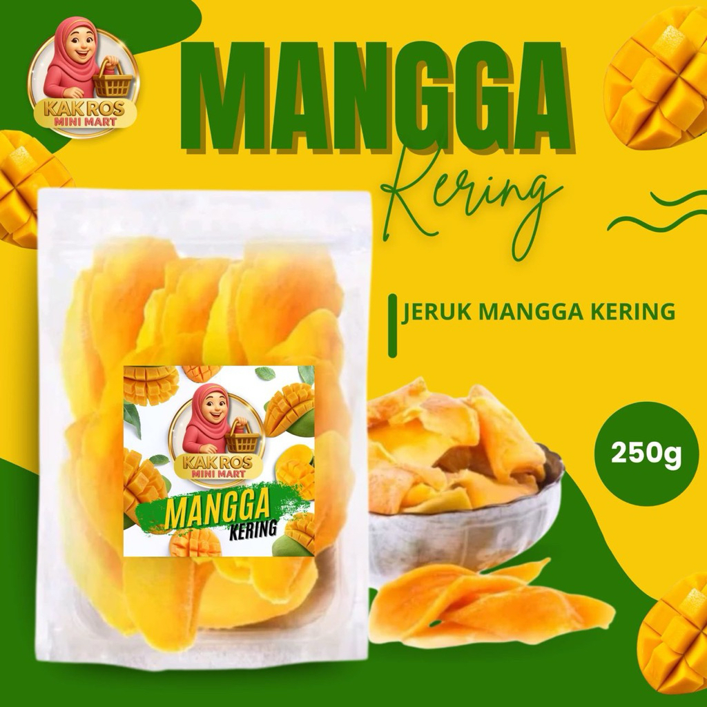 Dried Mango Mangga Kering 250g JERUK MANGGA GRADE A+ 250g | Shopee Malaysia