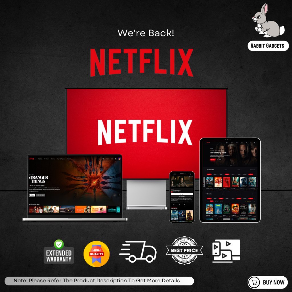Netflix Premium Account with 4K Ultra HD Streaming | Shopee Malaysia