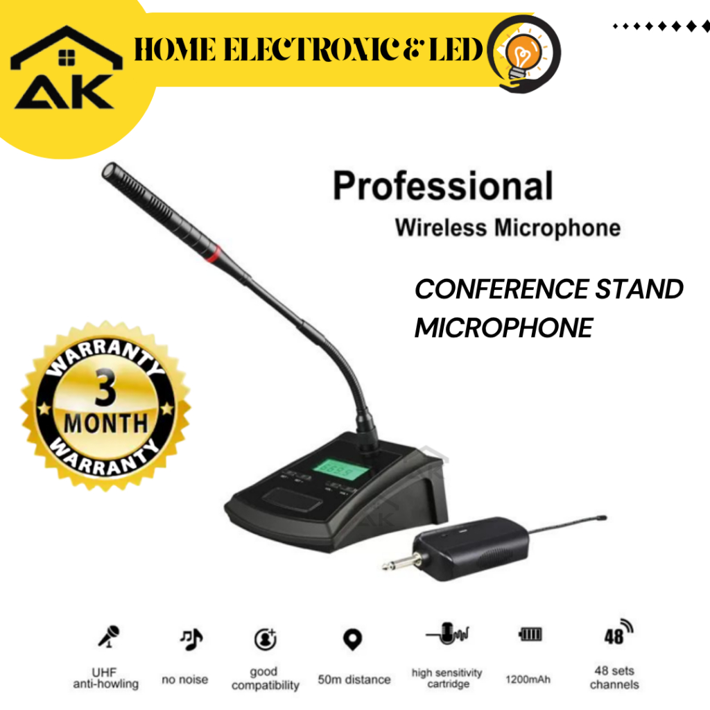 Professional Wireless Goose Neck Conference Desktop Microphone ( AK ...