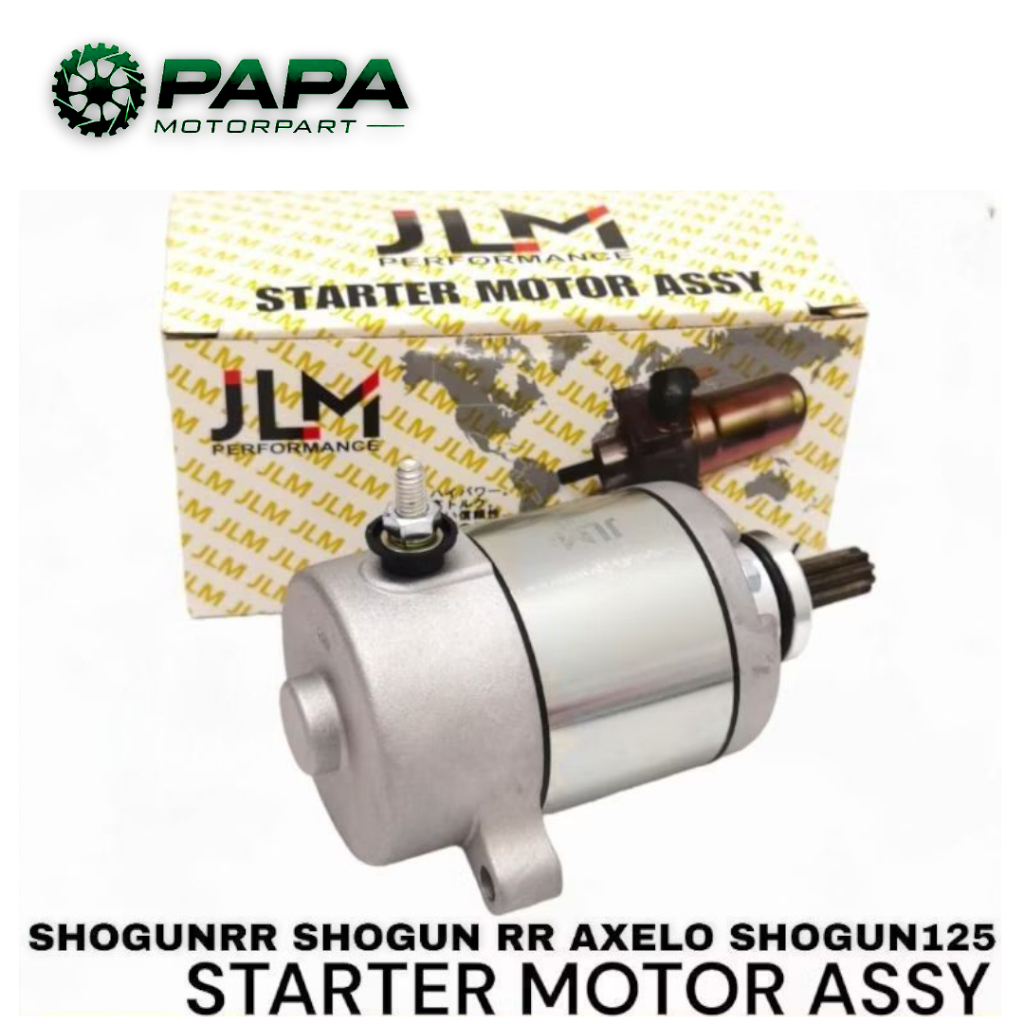 JLM SUZUKI SHOGUN 125 SHOGUN AXELO SHOGUN RR STARTER MOTOR ASSY JLM ...