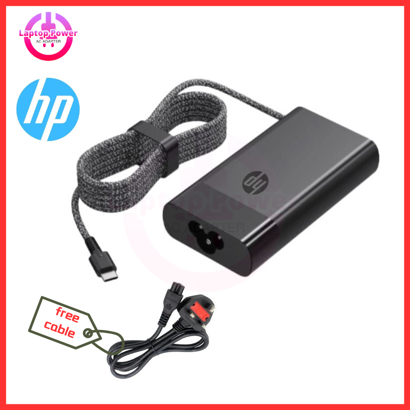 Original HP 65W 90W Type C Charger 20V 3.25A 4.5A Chromebook Elitebook ...