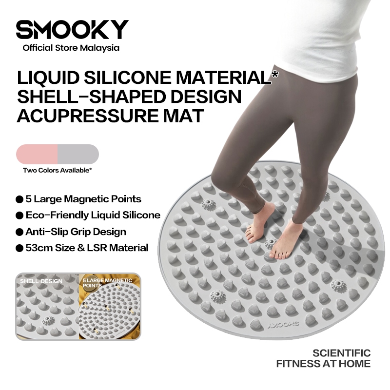SMOOKY Shell Design Liquid Silicone Material 53cm Acupressure Jogging ...