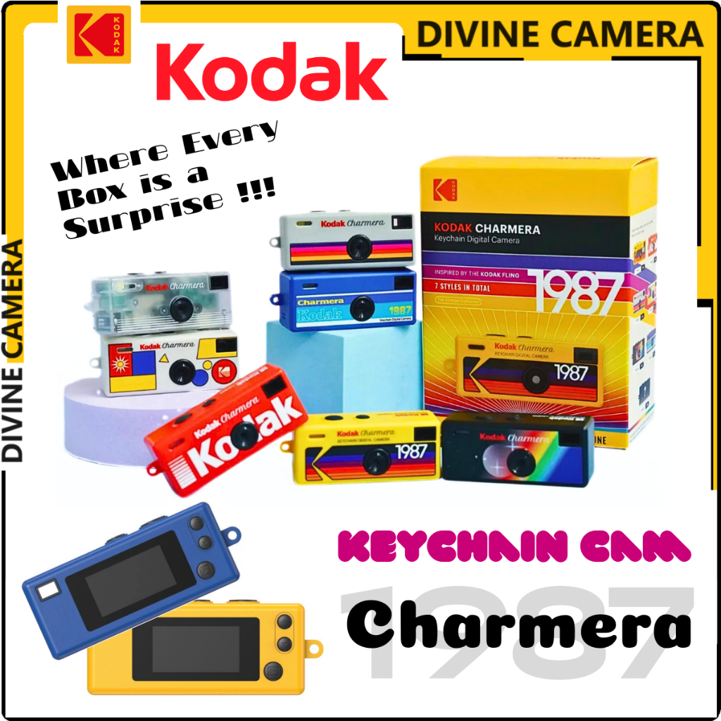 KODAK 1987 Chamera KeyChan Digital Camera BLIND BOX COLLECTION | Shopee ...