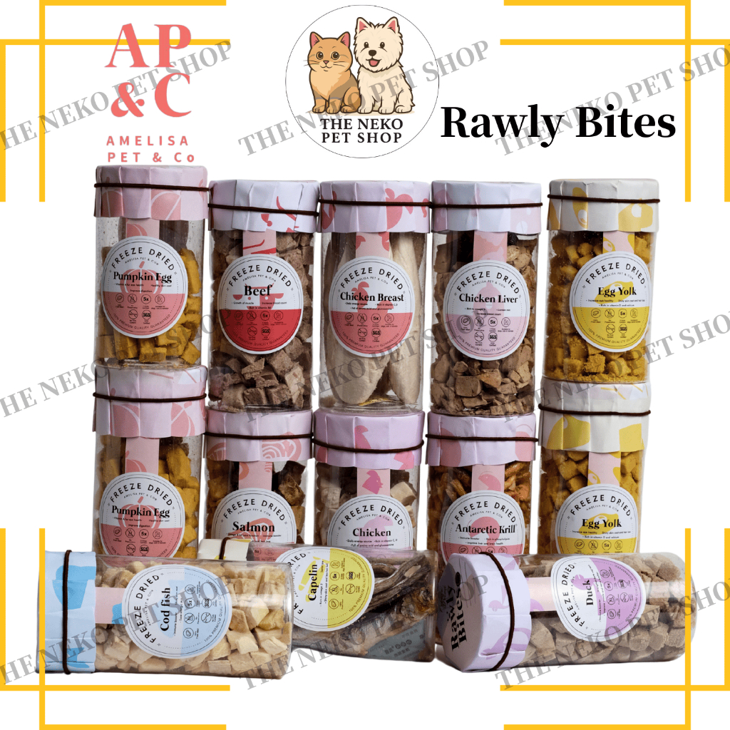 AP&C Amelisa Pet & Co. Rawly Bites Freeze Dried Pet Treats (Classic ...