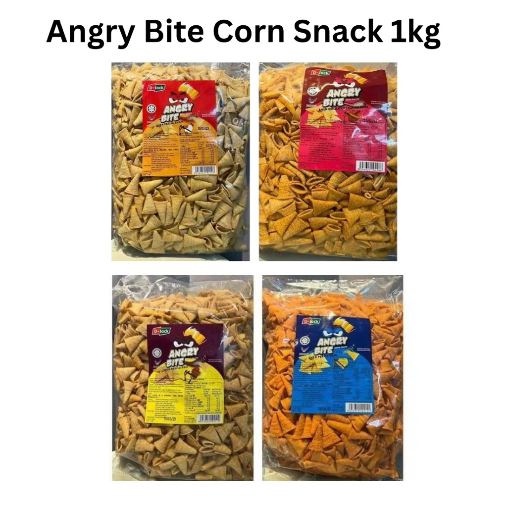 D-Jack Angry Bite Snek Perisa Keju / BBQ 1KG | Shopee Malaysia